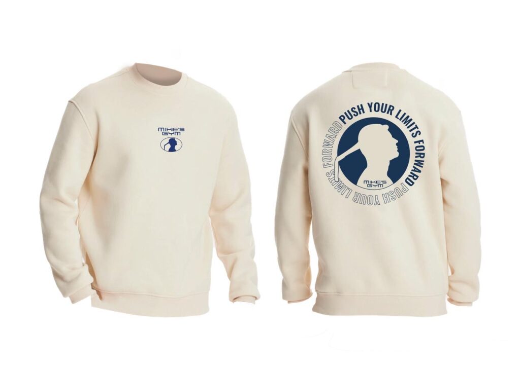 Oversized Crewneck Sweater - Mike's Gym